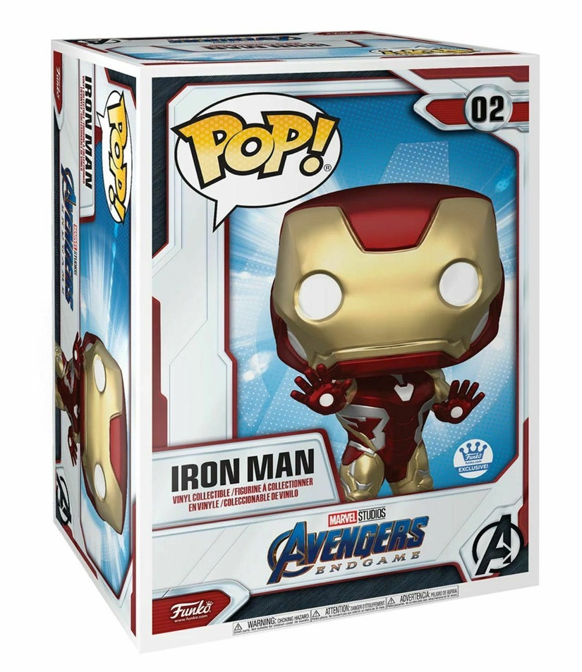 18 SUPER SIZED Iron Man Avengers End Game Funko Pop 02 The Toy Box